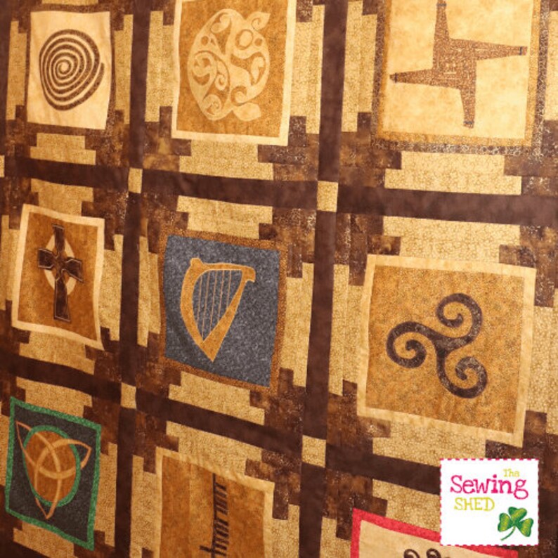 Celtic Symbols Quilt Pattern Book: Ancient Irish Art (PDF Digital ...