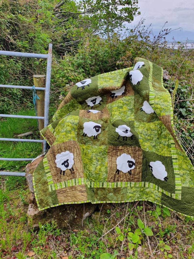 Sheep quilt pattern PDF digital download pattern to make this | Etsy