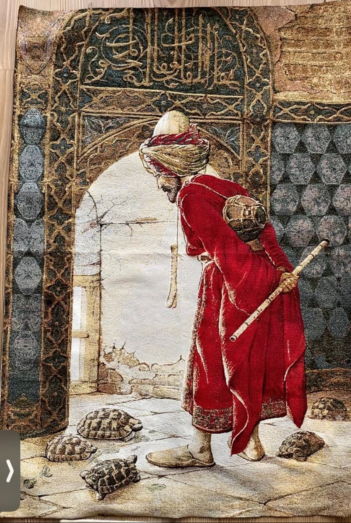 Osman Hamdi Bey : the Tortoise Trainer (1900)woven,goblen,wall Painting ...