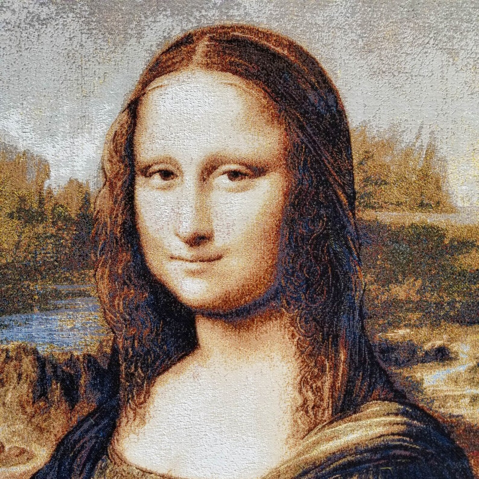 Gobelin Mona Lisa,luxury Wall Art,belgian Gobelin Wall Tapestry Hanging ...