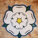 Hand Made Wood Yorkshire Rose. Perfect Hung on a Wall. Wooden Gods Own ...