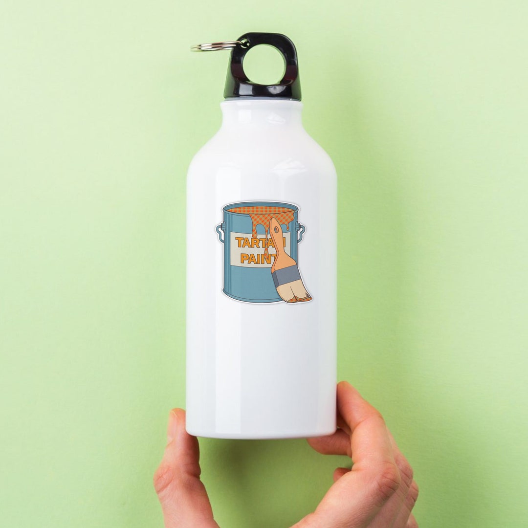 TARTAN PAINT 10cm Matte Vinyl Sticker Funny Sticker Scottish Stickers ...