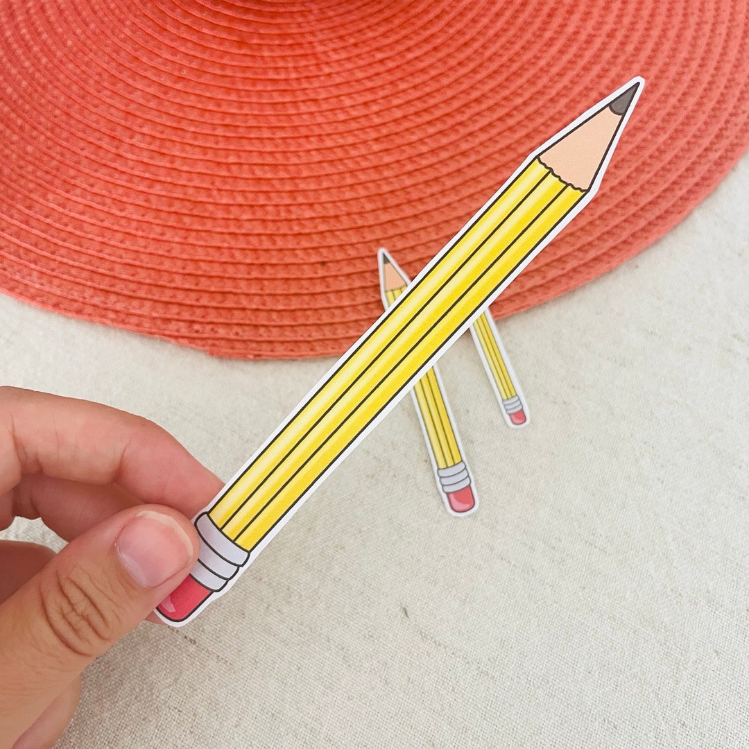 Pencil Sticker - Etsy