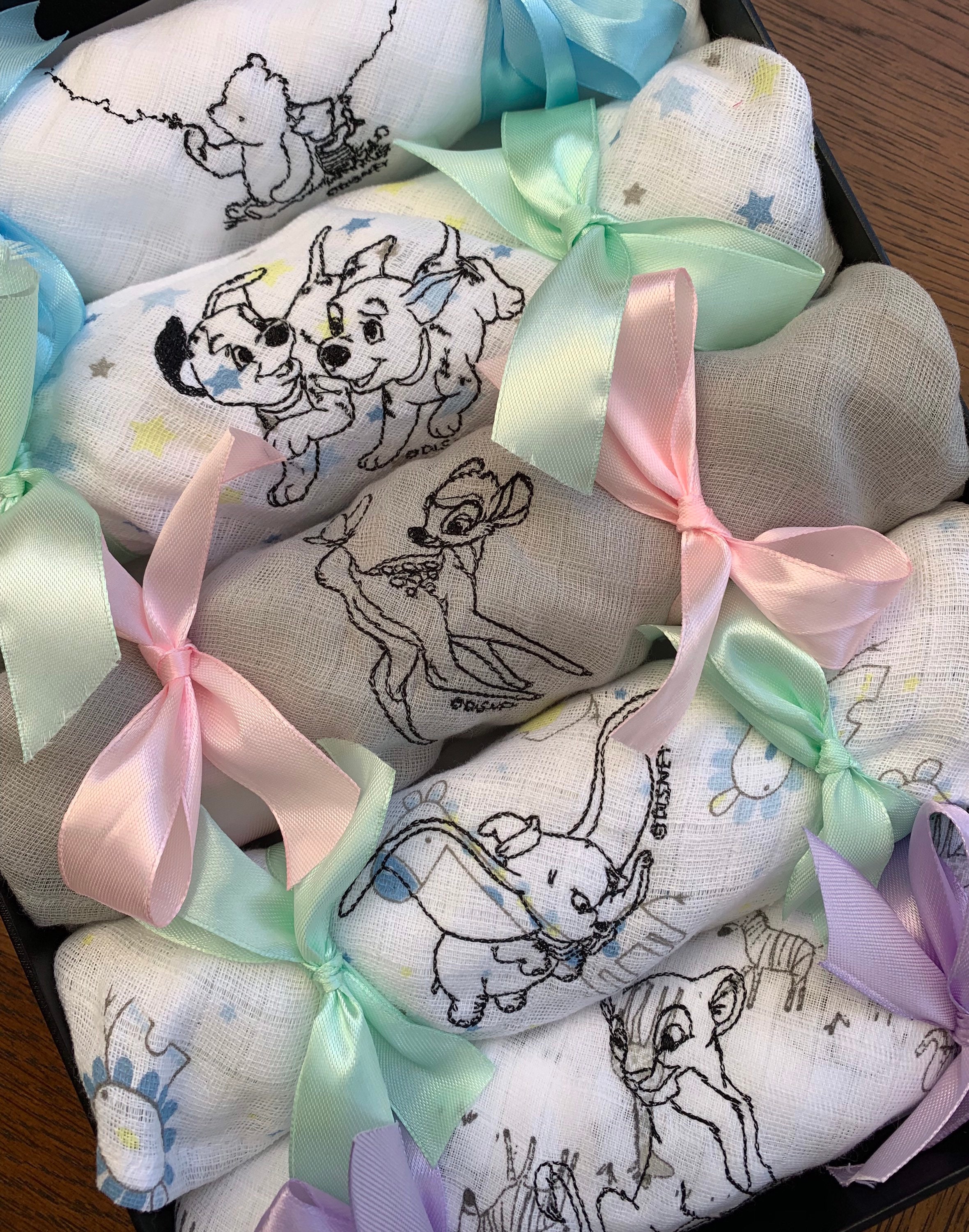 Personalised Disney and Winnie the Pooh Muslin / Burp Cloths - Etsy