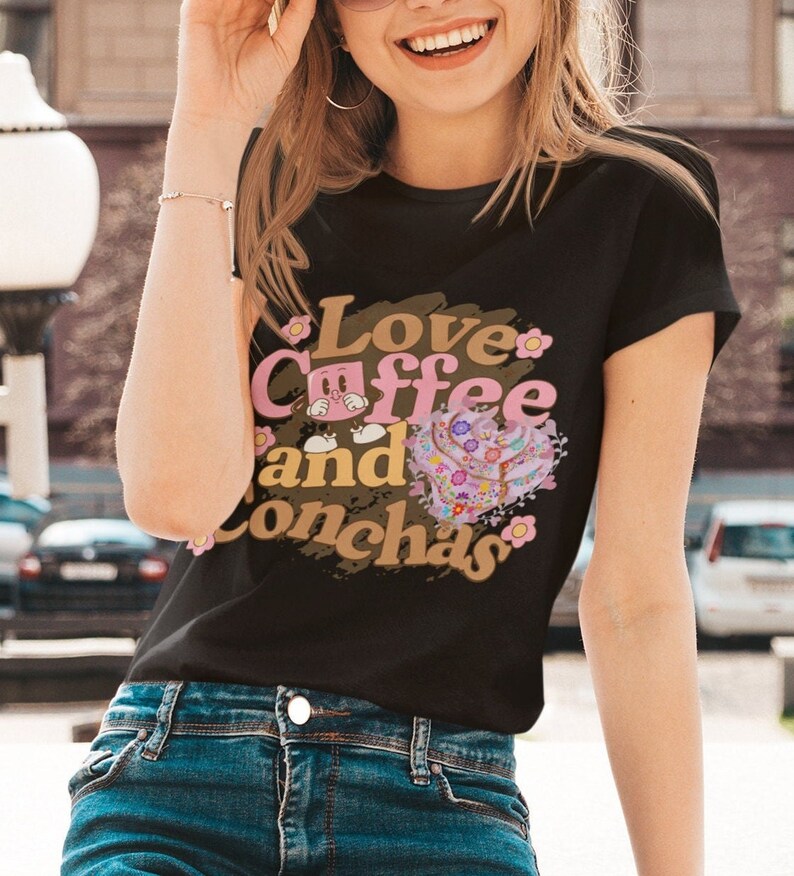Coffe Lovers Gifts Concha Lovers Gifts Mexican Sweet Bread Shirt for ...