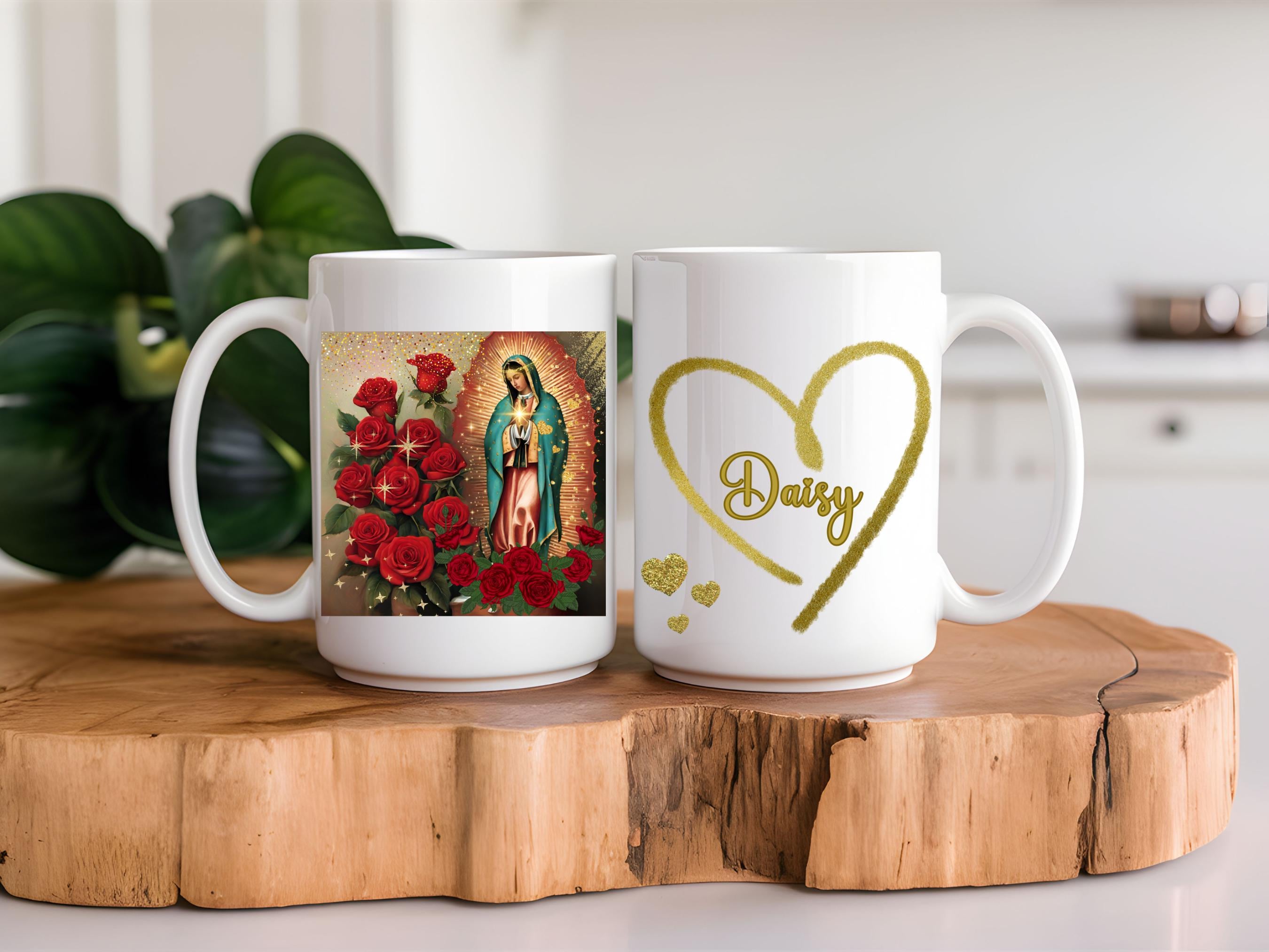 Personalized Our Lady of Guadalupe Coffee Mug, Catholic Gift - Etsy