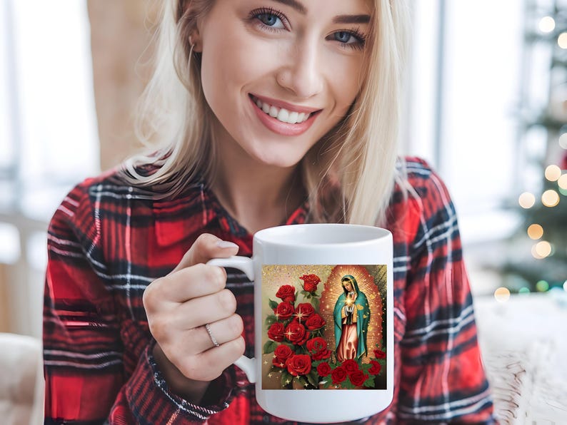 Personalized Our Lady of Guadalupe Coffee Mug, Catholic Gift - Etsy