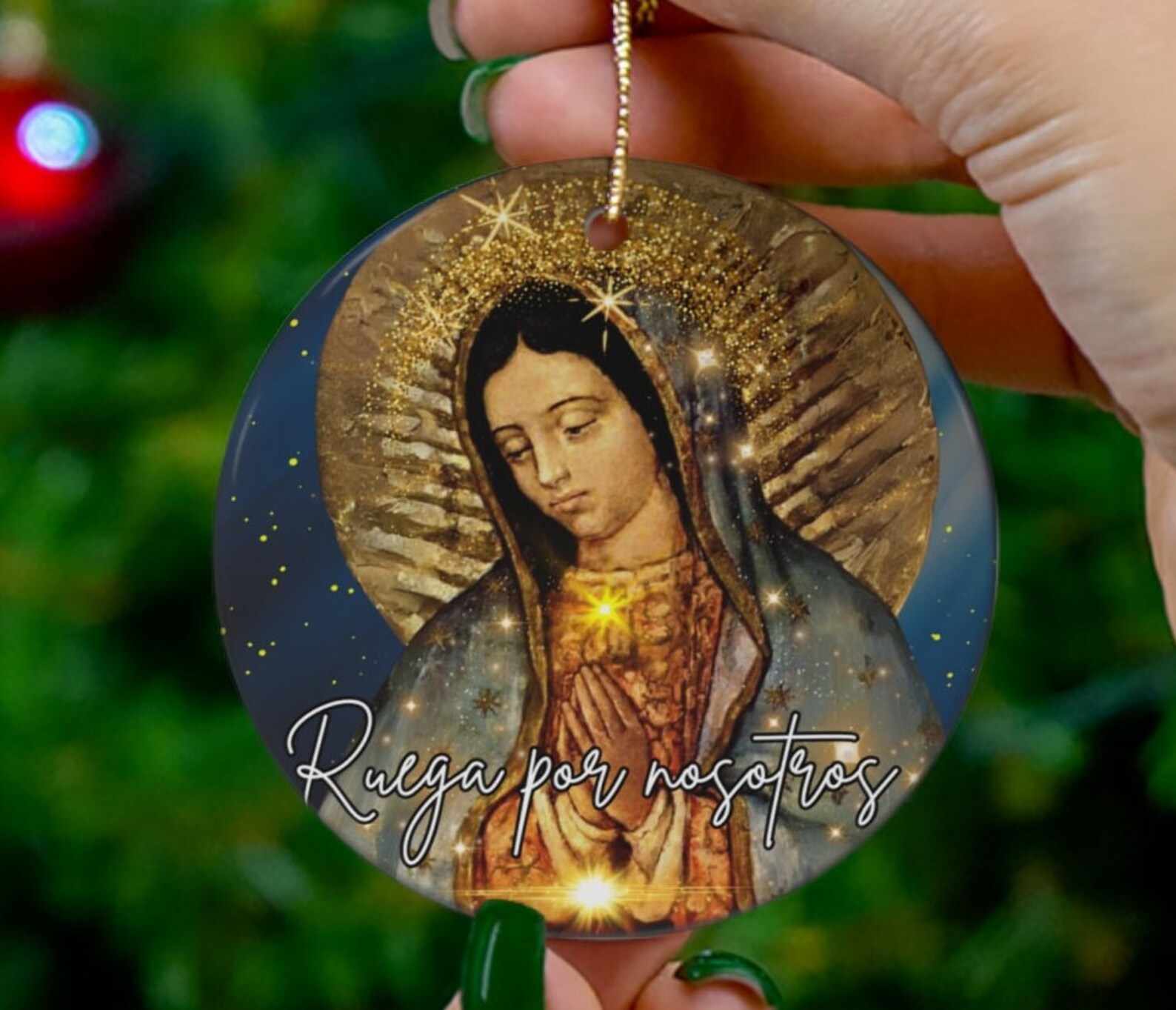 Our Lady of Guadalupe Ornament Catholic Car Blessing Hanging New Home ...