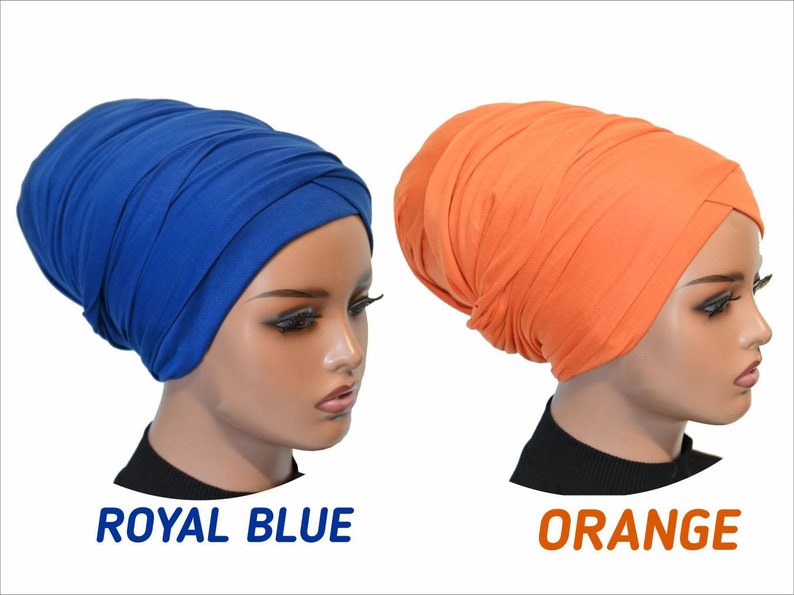 SATIN LINED TURBAN Wrap Pre-tied Turban Flexi Tube Wrap - Etsy