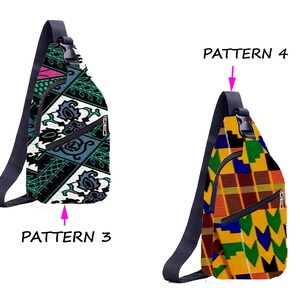 AFRICAN PRINT SLING Bag, Ankara Sling Bag, Ankara Crossbody Bag ...