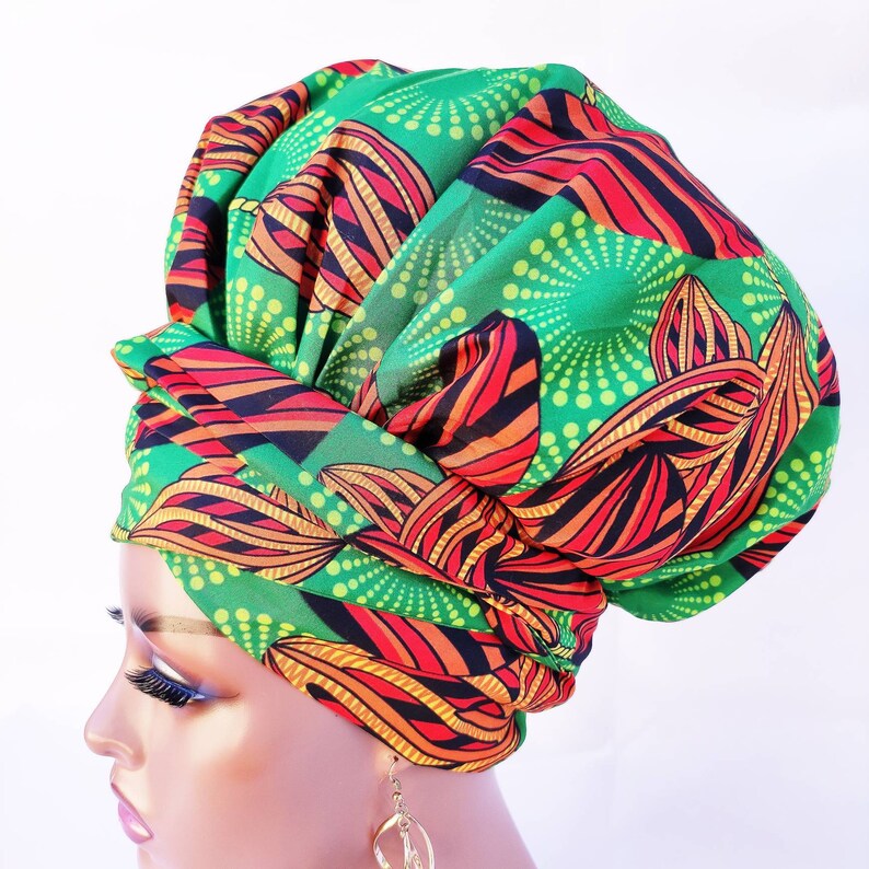 Satin Lined Head Wrap Satin-lined Bonnet Headwrap Pre-tied - Etsy