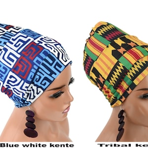Satin Lined Pre-tied Turban Cap: Boho Chic Cotton, Multi-style Turban ...