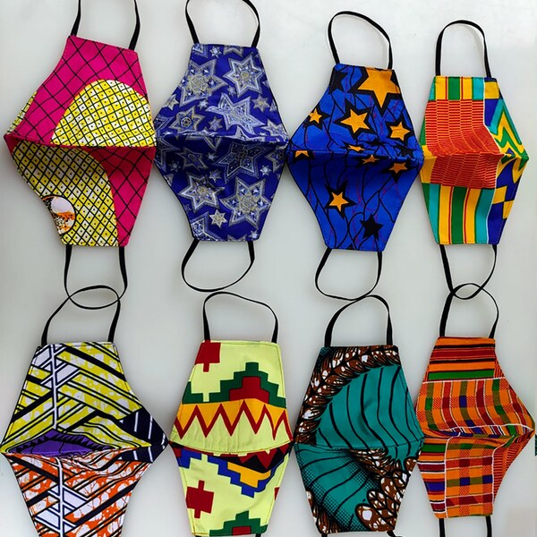 African Face Mask - Etsy