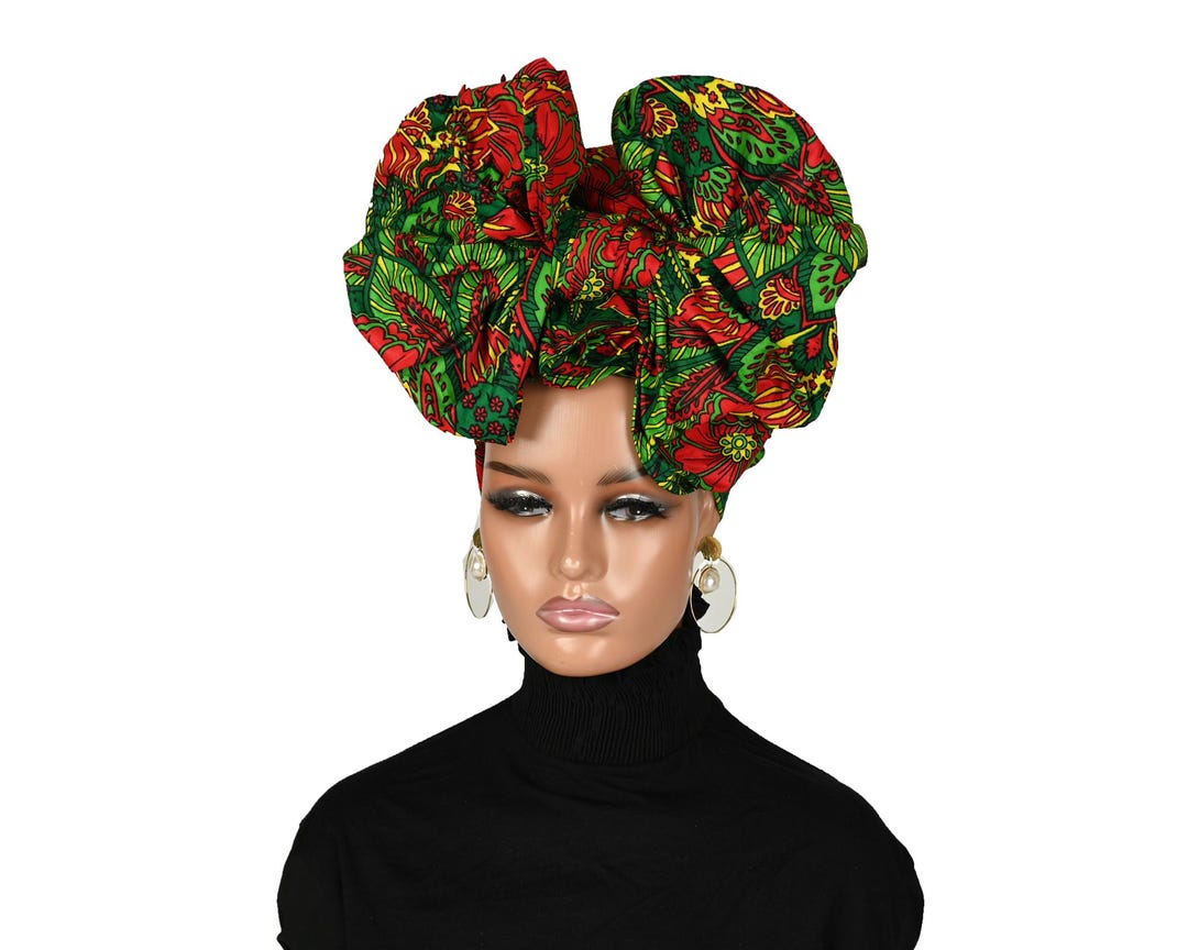 WOMEN Head Wrap ANKARA Scarf AFRICAN Print Head Wraps Ankara Fabric ...