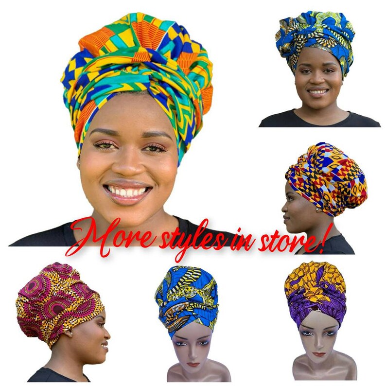 Satin Lined Head Wrap Satin-lined Bonnet Headwrap Pre-tied | Etsy