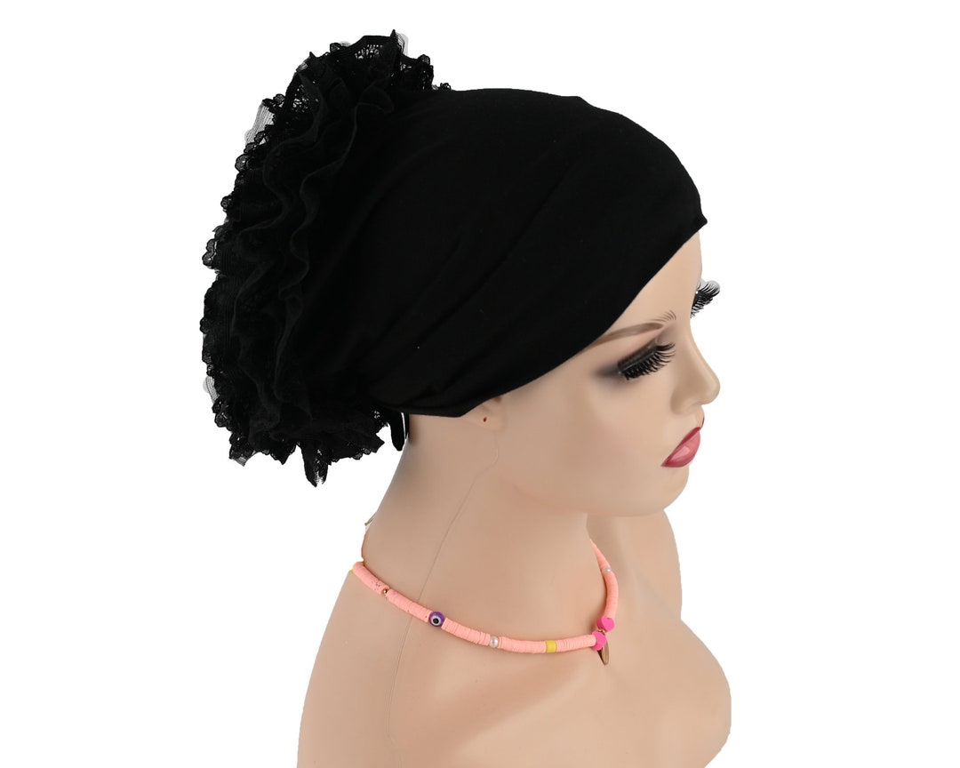 HIJAB VOLUME CAP Turban Volumizer, Non-slip Headwrap Lifter, Tichel ...