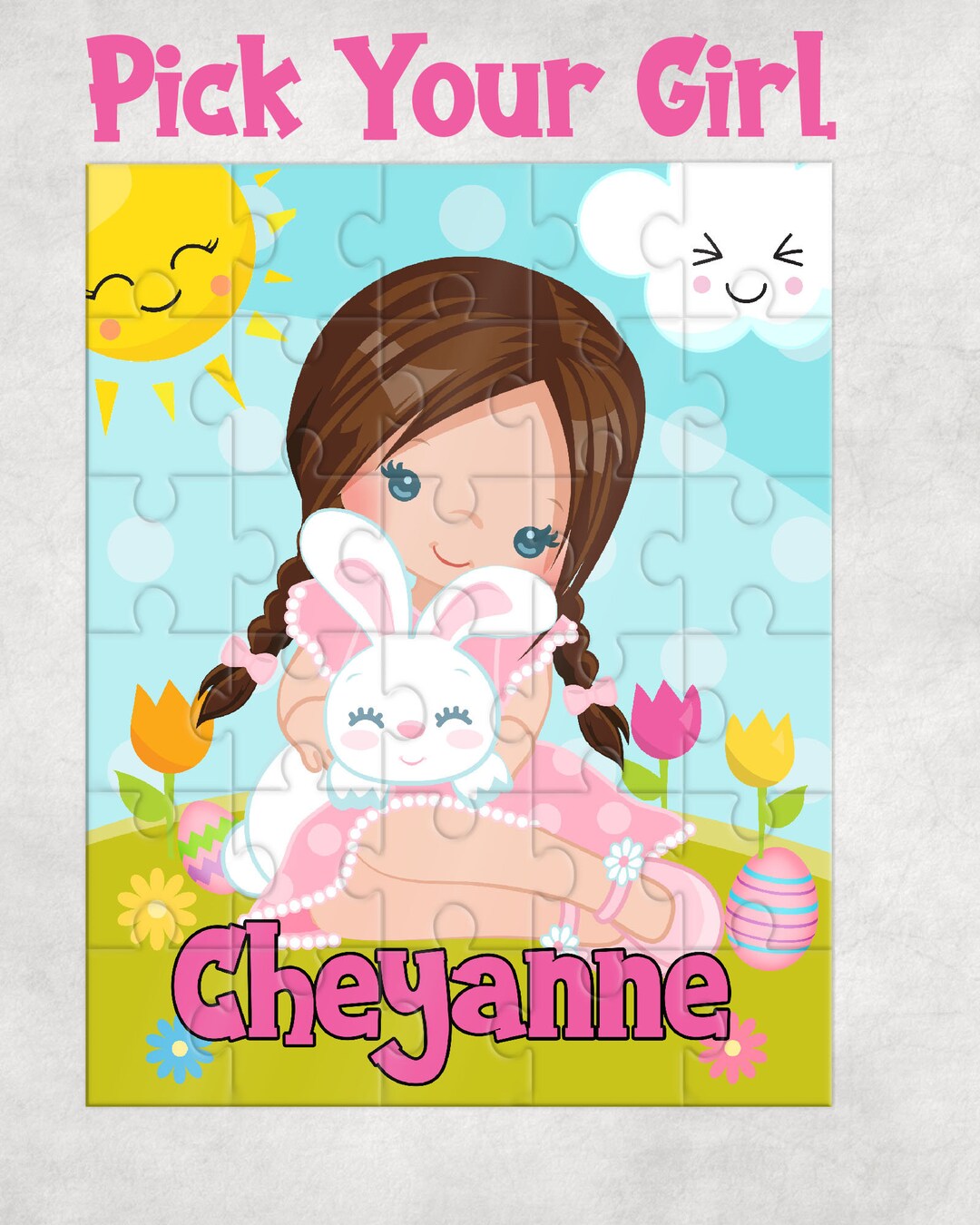 Personalized Easter Puzzle , Personalized Basket Fillers , Easter ...