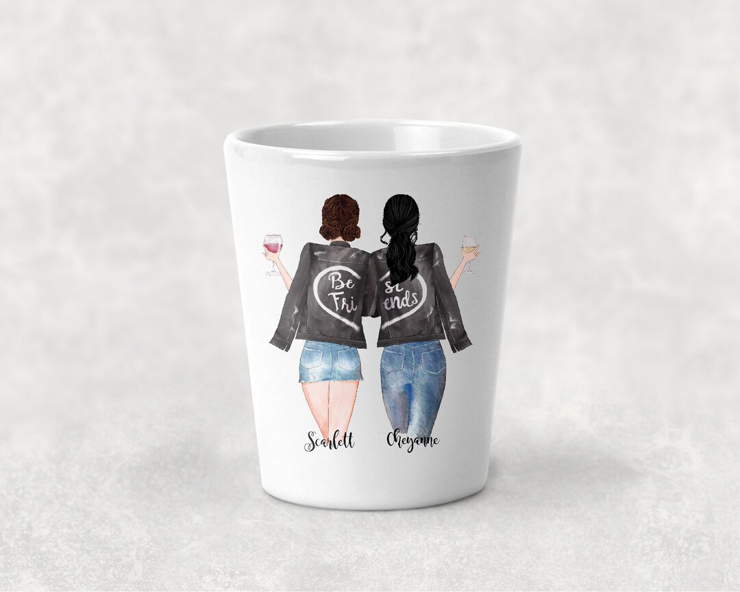Personalized Best Friend Shot Glass, Best Friend Gift, Personalized ...