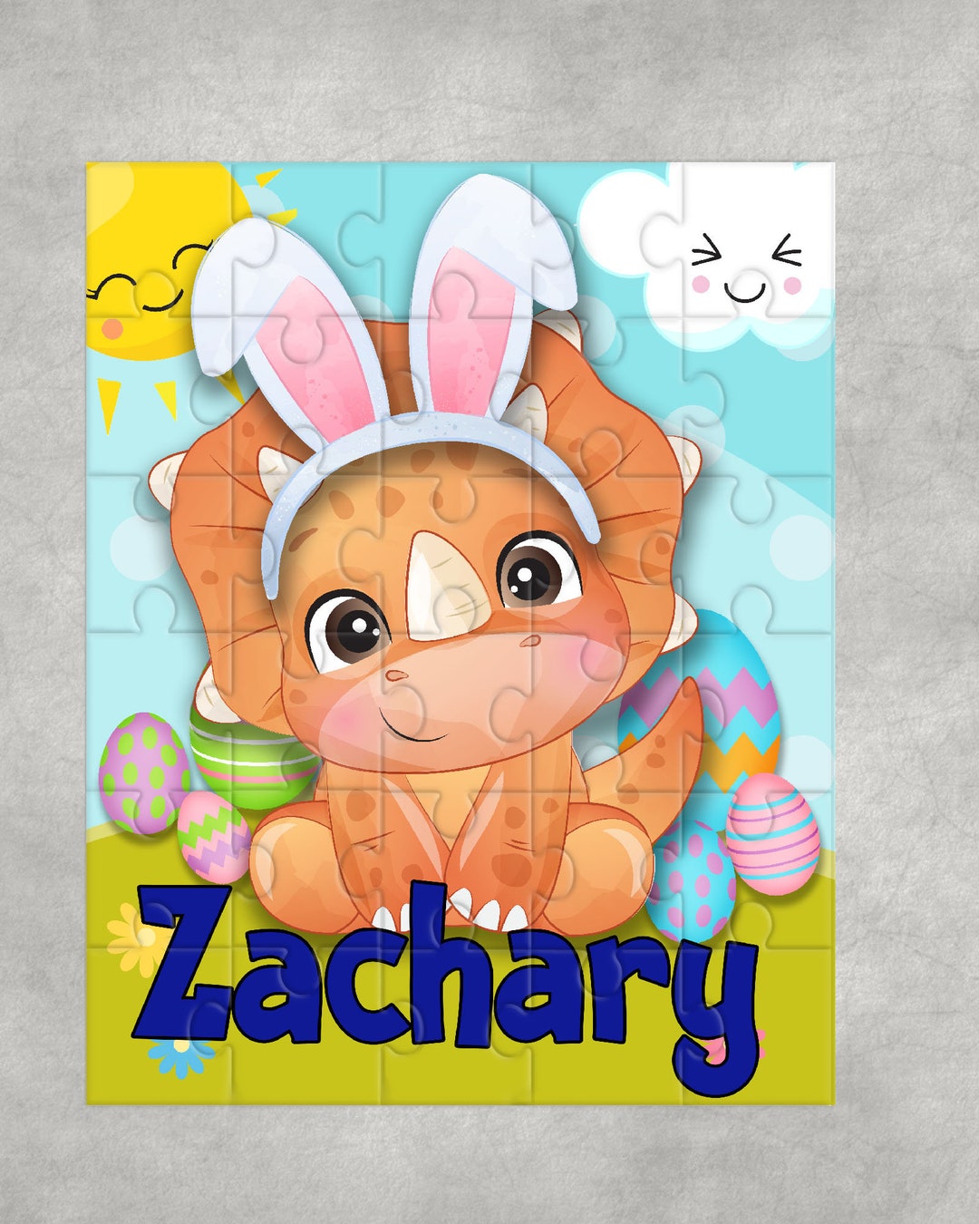 Personalized Easter Puzzle , Personalized Basket Fillers , Easter ...