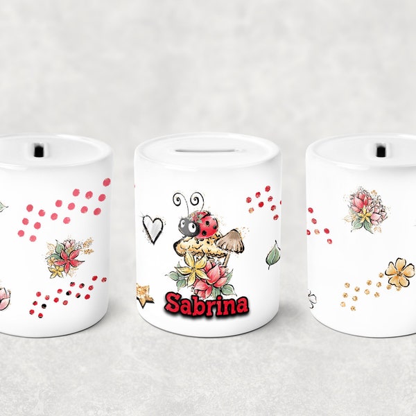 Ladybug Piggy Bank - Etsy