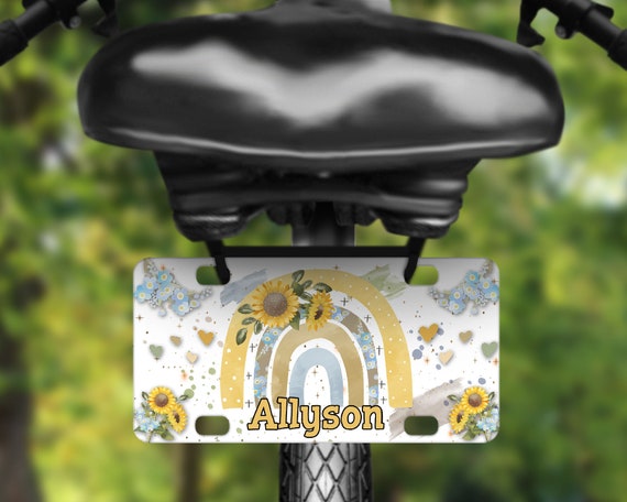 Personalized Bike License Plate Personalized License Plate - Etsy