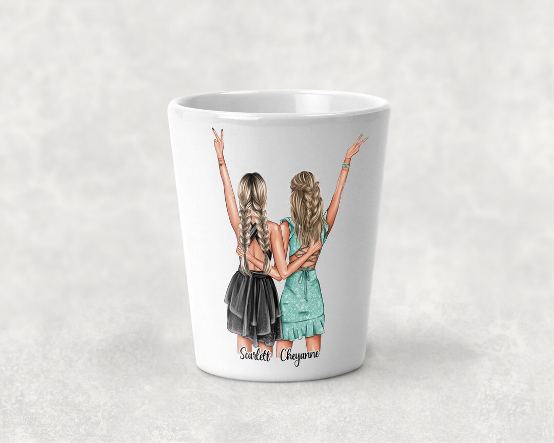 Personalized Best Friend Shot Glass, Best Friend Gift, Personalized ...