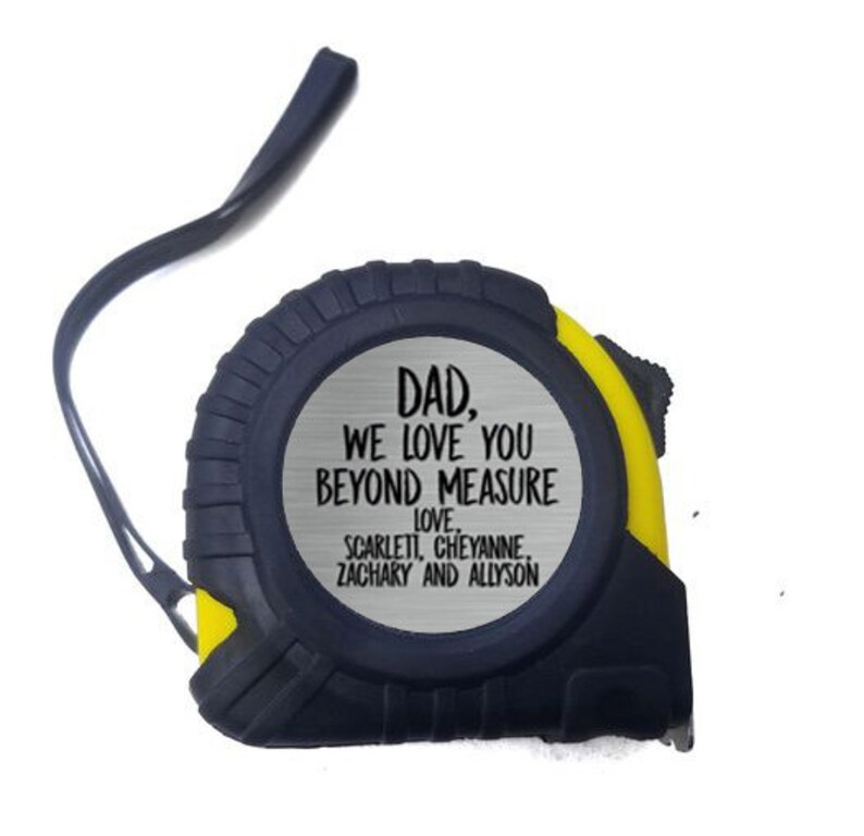 Personalized Tape Measure Personalized Gift for Father's | Etsy