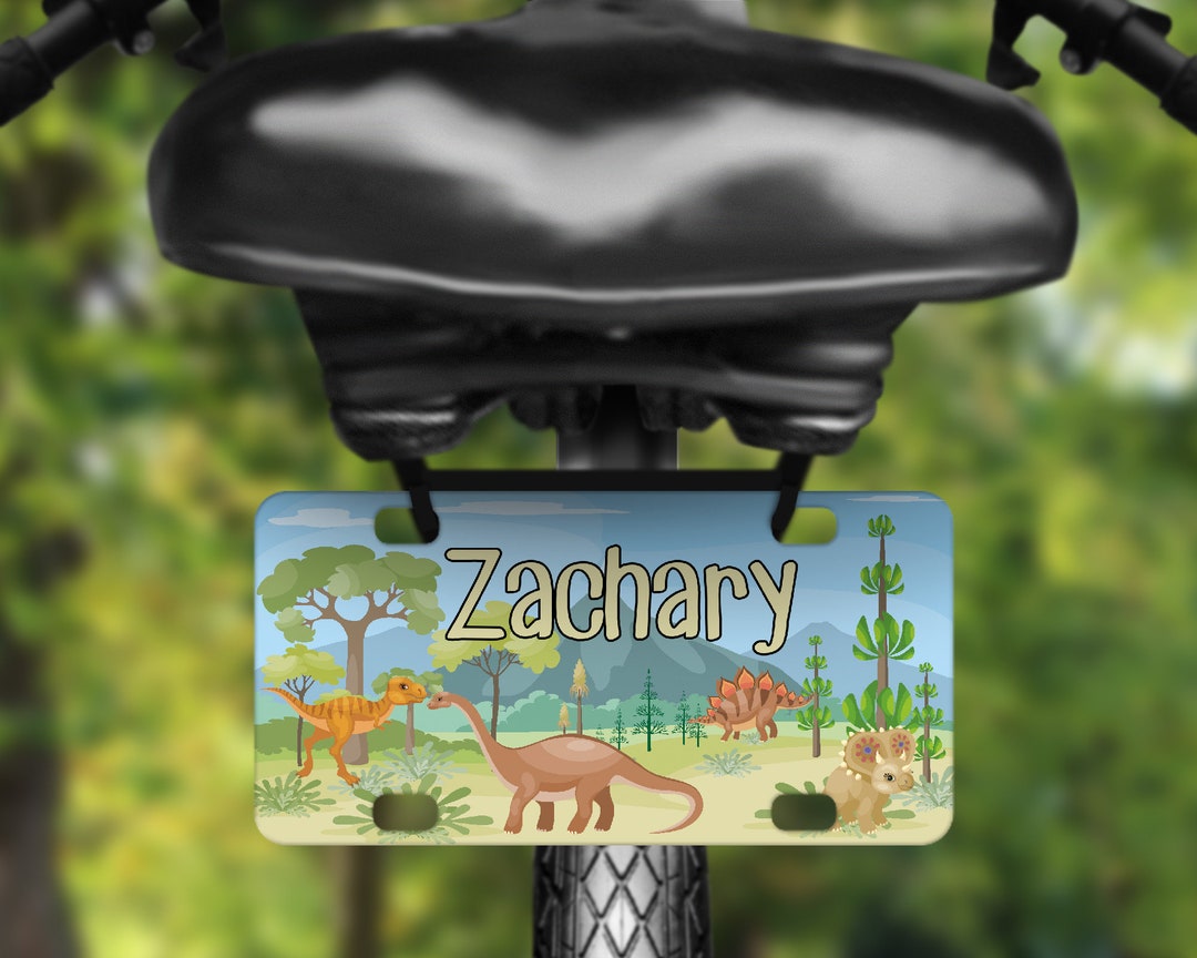 Personalized Bike License Plate, Personalized License Plate for Kids ...