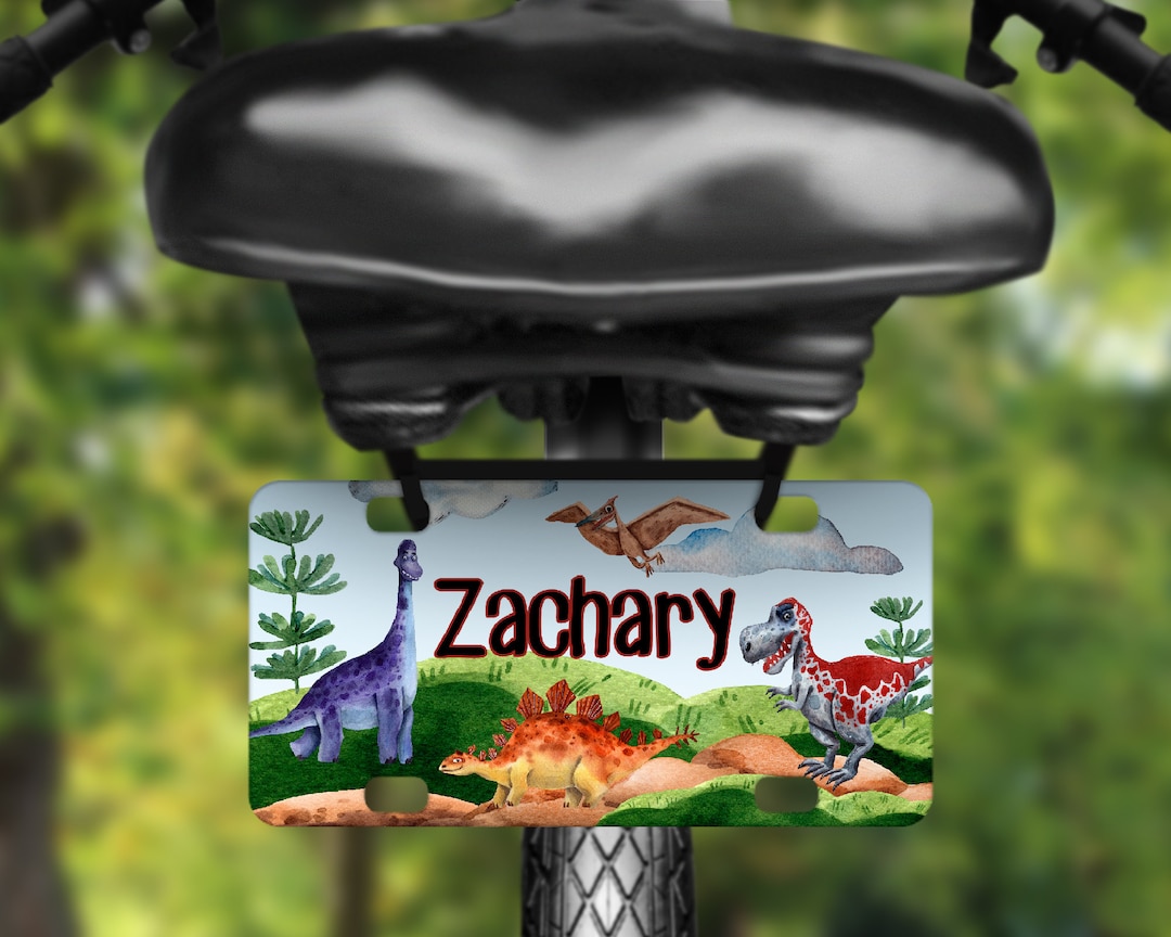 Personalized Bike License Plate, Personalized License Plate for Kids ...