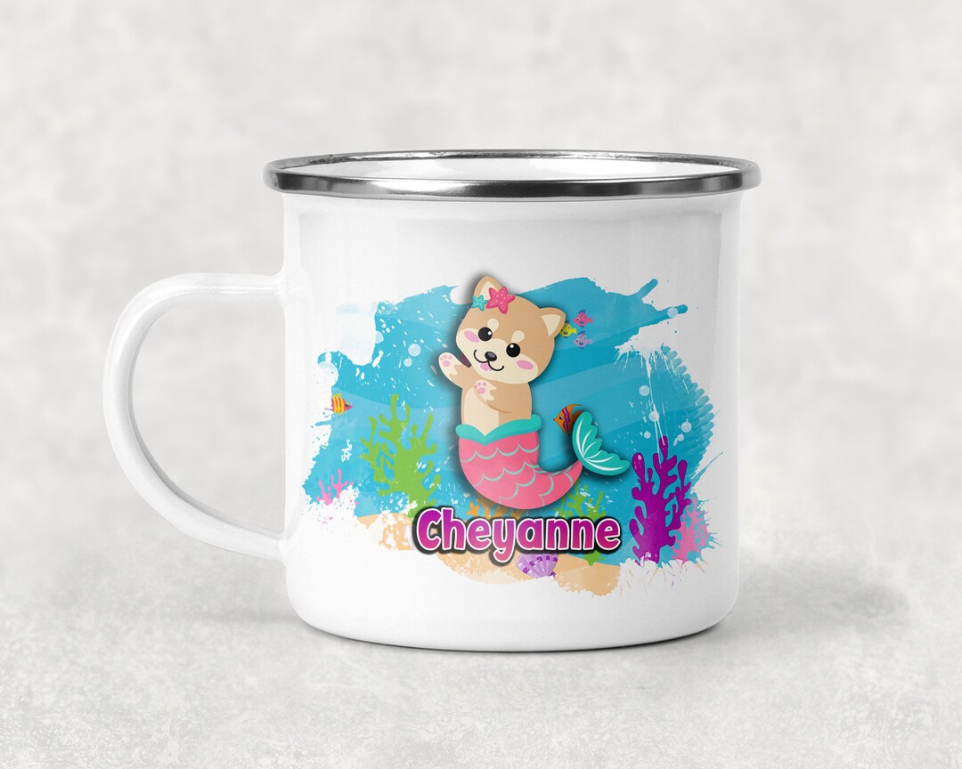 Personalized Kids Mug, Personalized Mermaid Mug, Personalized Gift for ...