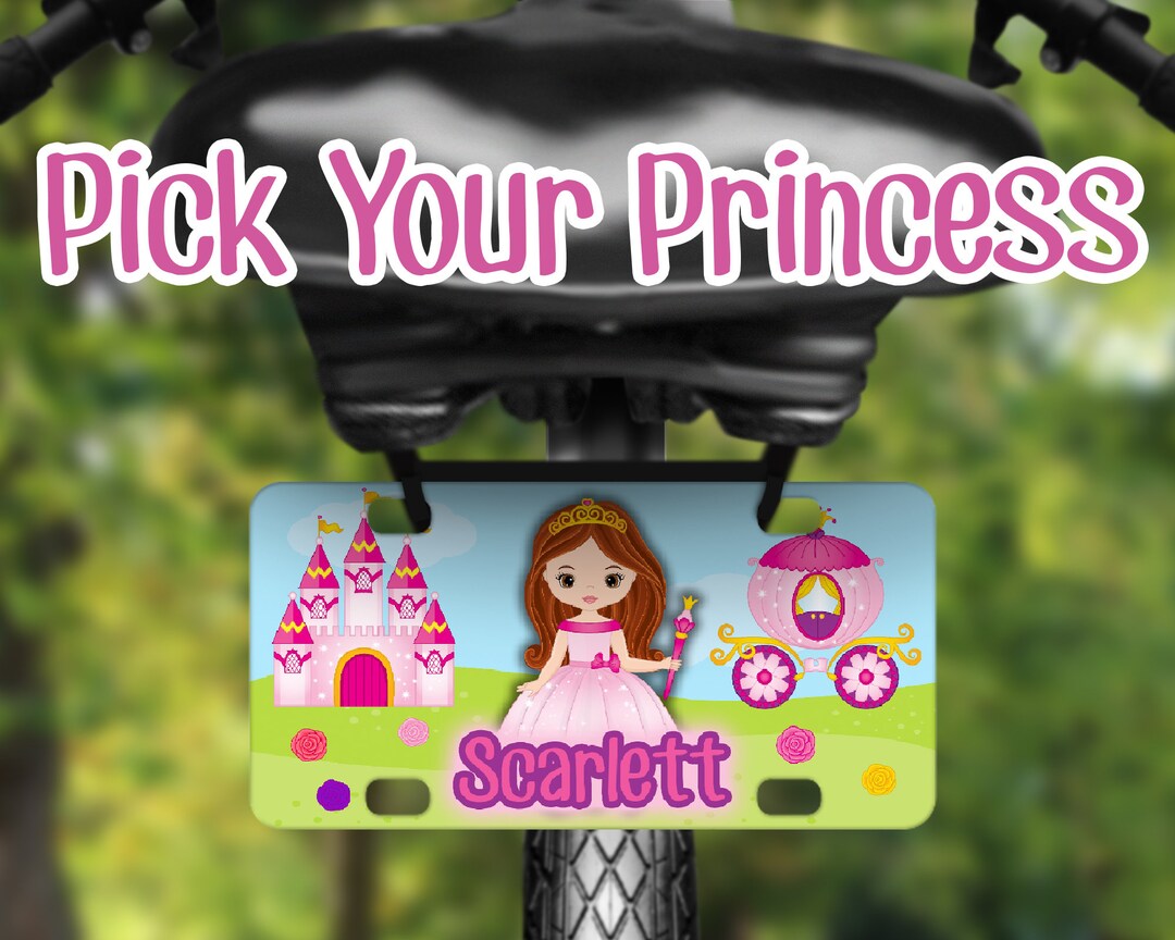 Personalized Bike Licensee Plate, Personalized License Plate for Kids ...