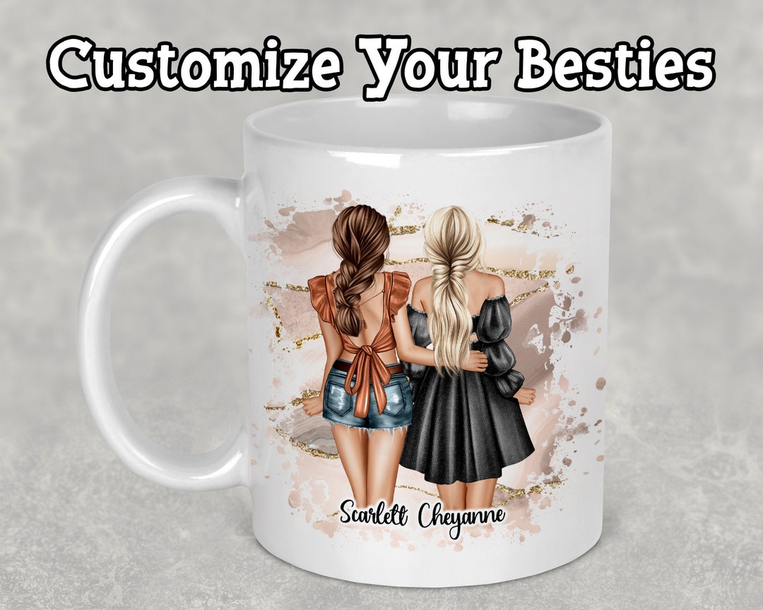Personalized Coffee Mug for Best Friend, Best Friend Birthday Gift ...