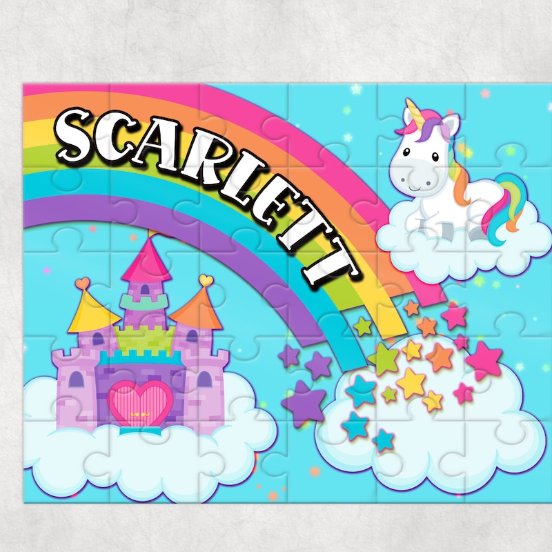 Unicorn Puzzle - Etsy
