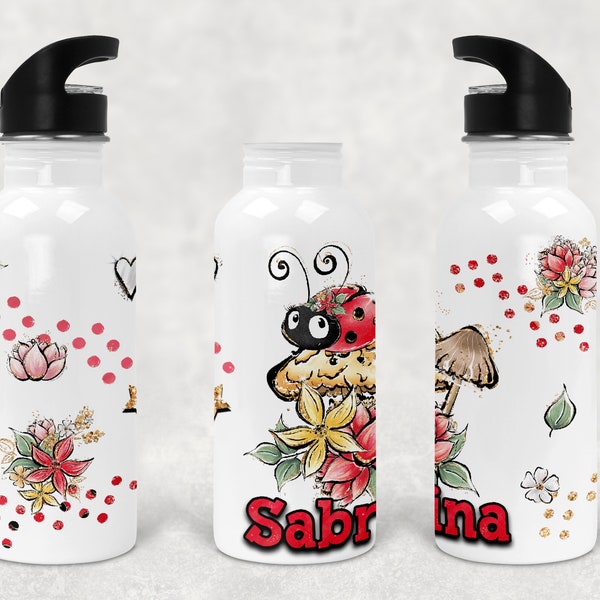 Ladybug Water Bottle - Etsy