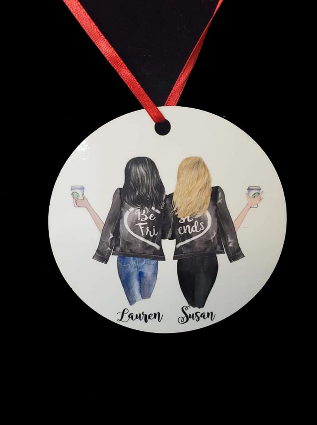 Personalized Best Friend Ornament - Etsy