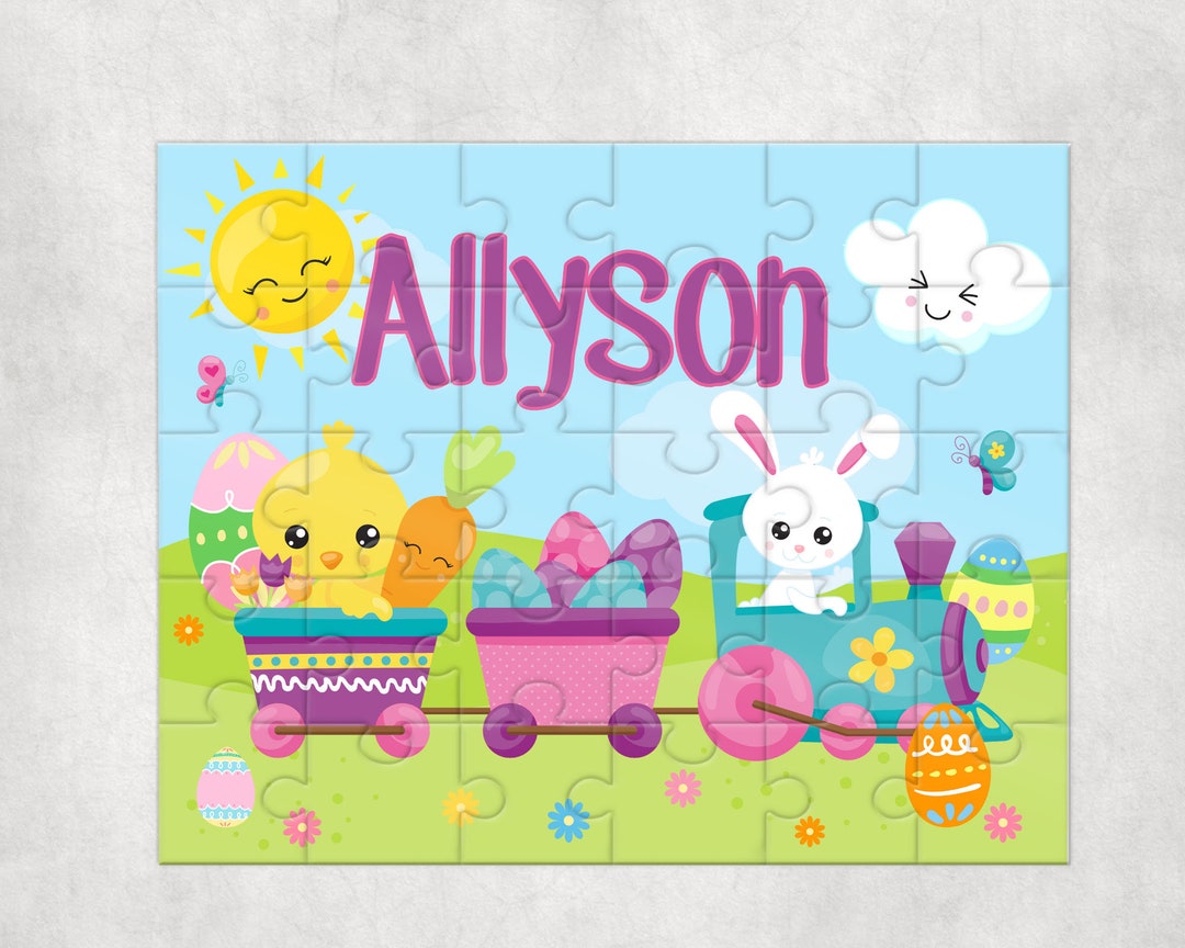 Personalized Easter Puzzle , Personalized Basket Fillers , Easter ...