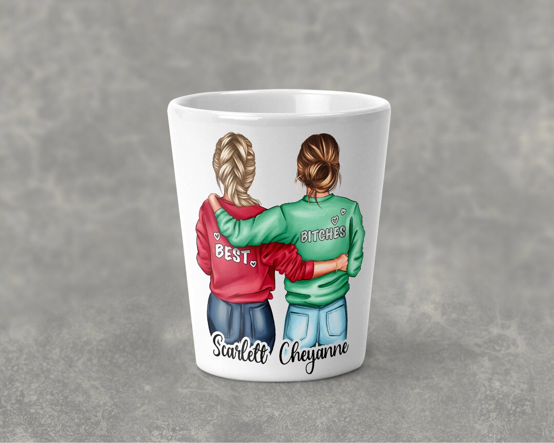 Personalized Best Friend Shot Glass, Best Friend Gift, Personalized ...