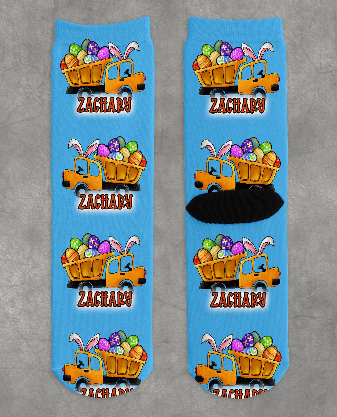 Personalized Kids Socks, Easter Socks for Kids, Personalized Basket ...