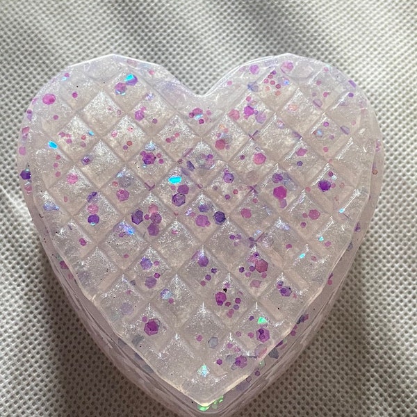 Resin Heart - Etsy
