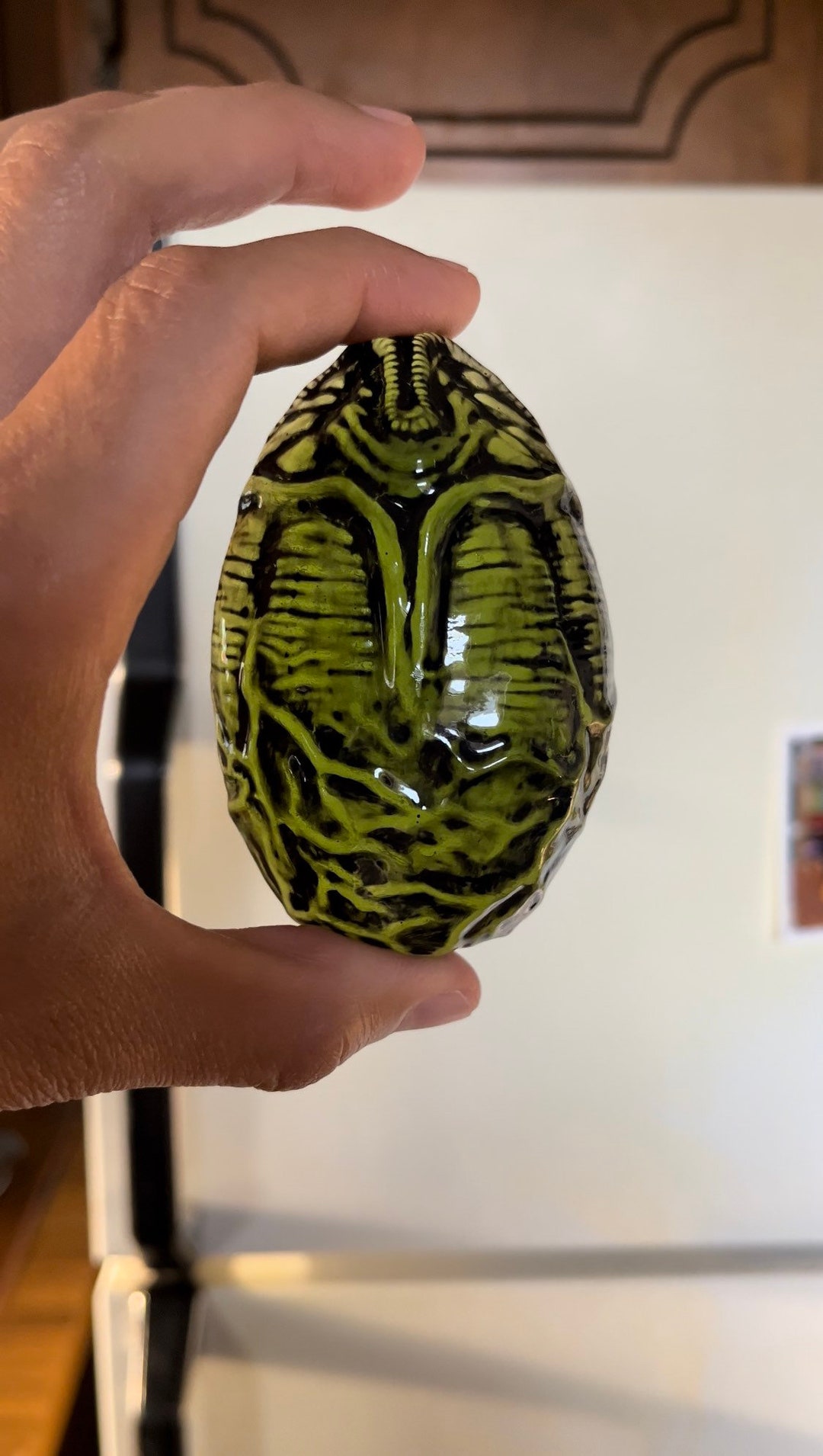 Green Alien Egg Fridge Magnet - Etsy
