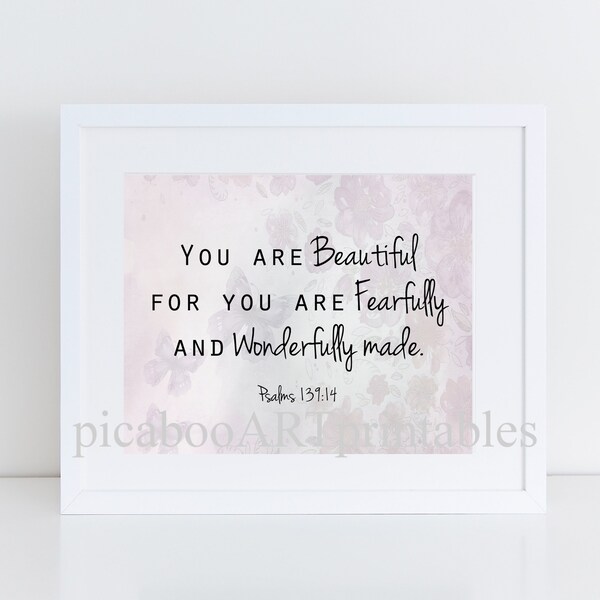 Psalms 139 14 - Etsy