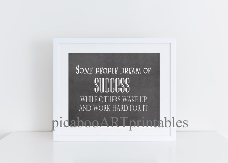 Success Wall Art, Modern Home Decor, Housewarming Gift, Living Room ...