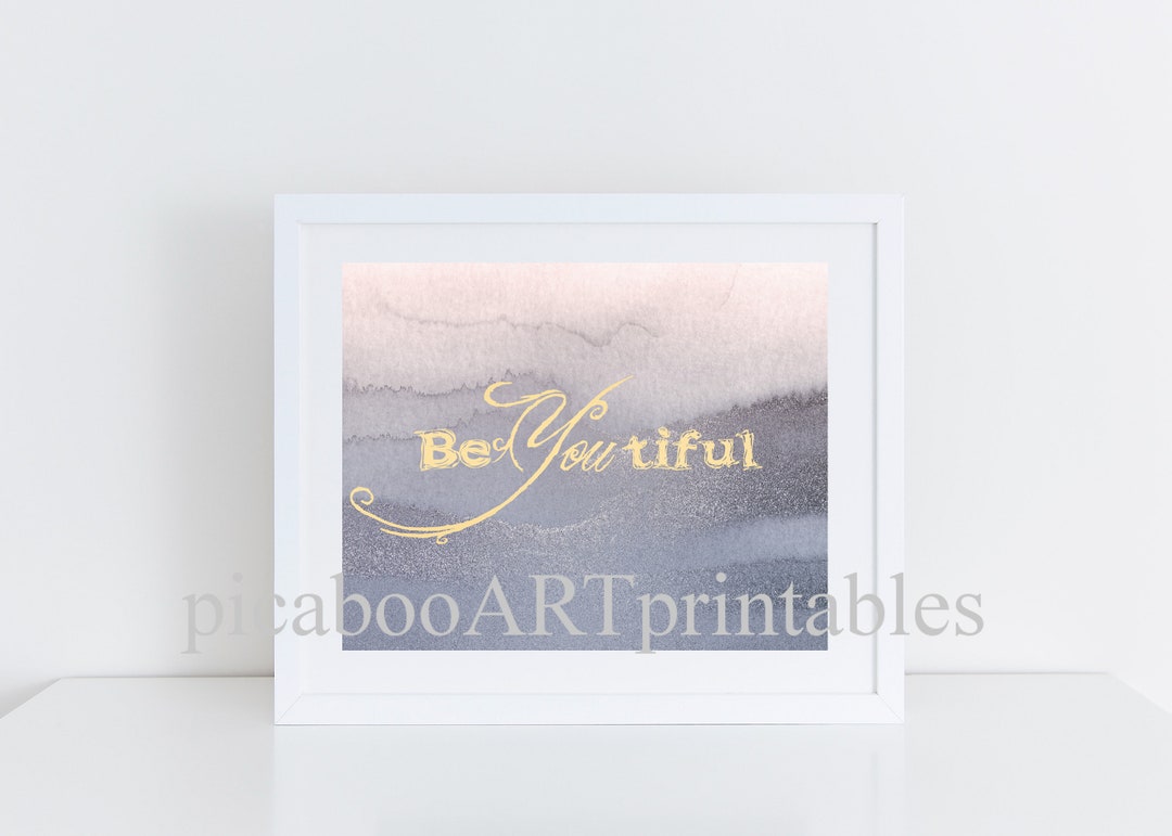 Be You, Beyoutiful Sign, Fashion Art, Girls Art, Teen Girl Bedroom ...