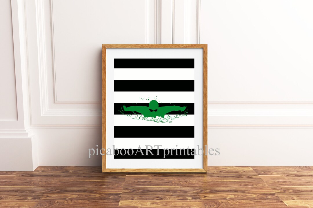 Male Swimmer, Swimmer Wall Art, Swim Team, Printable Wall Art, Boys ...