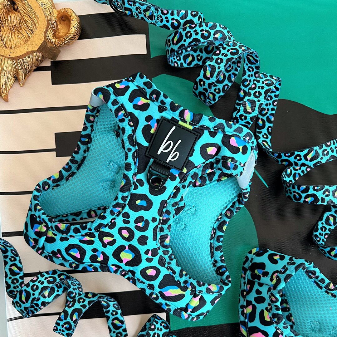 Dog Harness Leopard Print Step in Harness Puppy Step in Harness ...