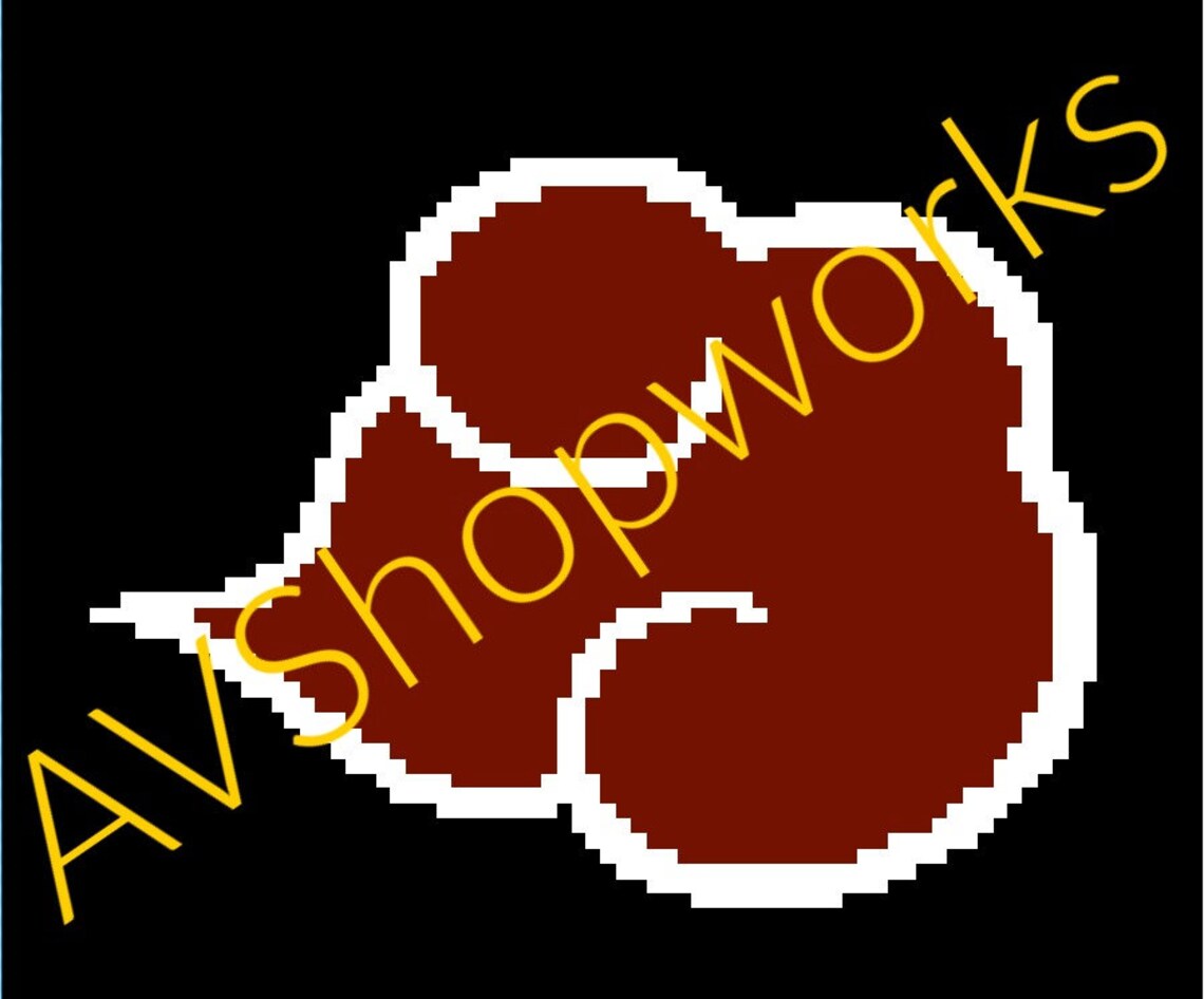 Naruto Akatsuki Symbol C2C Crochet Pattern - Etsy