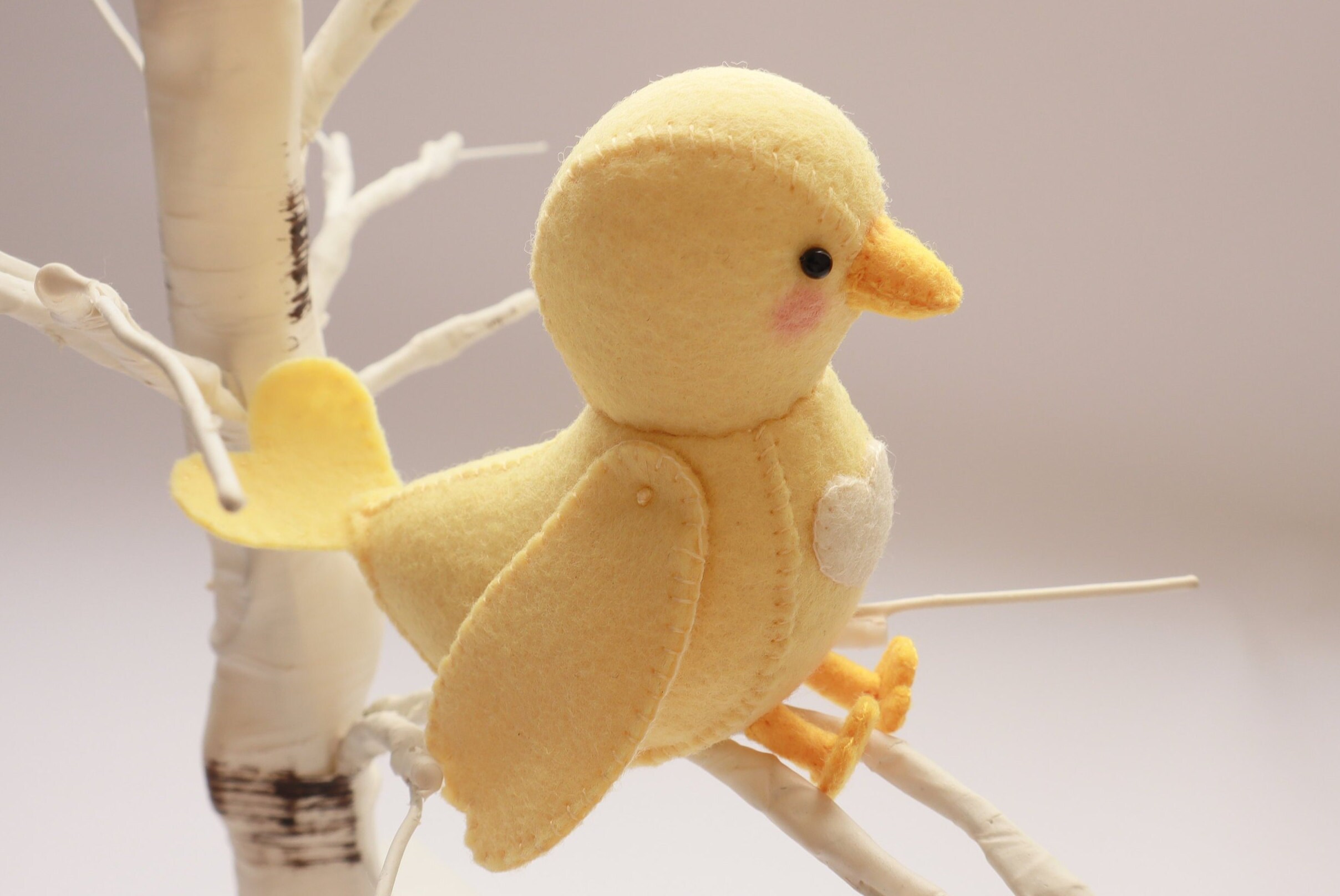 Felt Bird PDF Sewing Pattern | Pippi the Spring Bird - Etsy