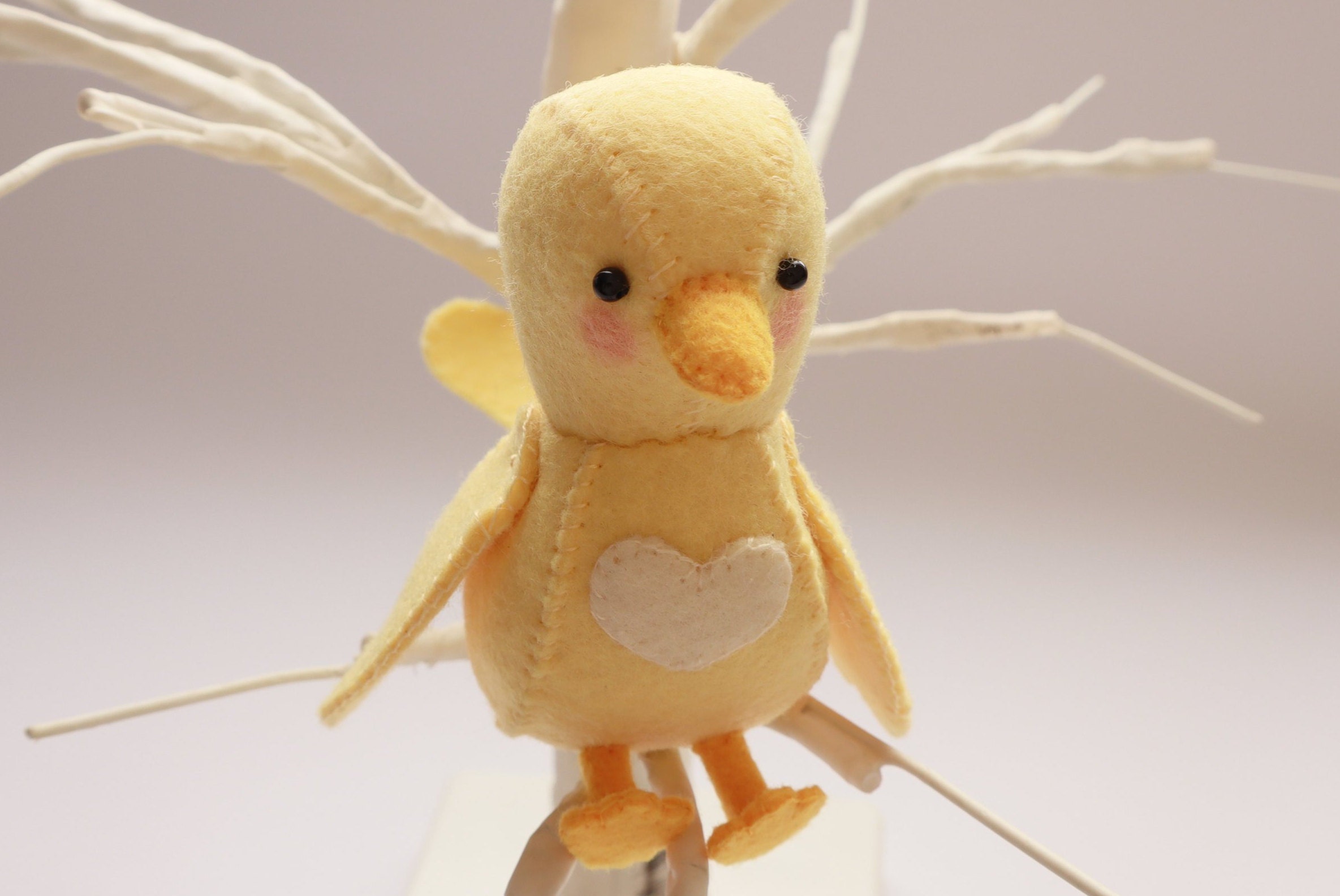Felt Bird PDF Sewing Pattern | Pippi the Spring Bird - Etsy