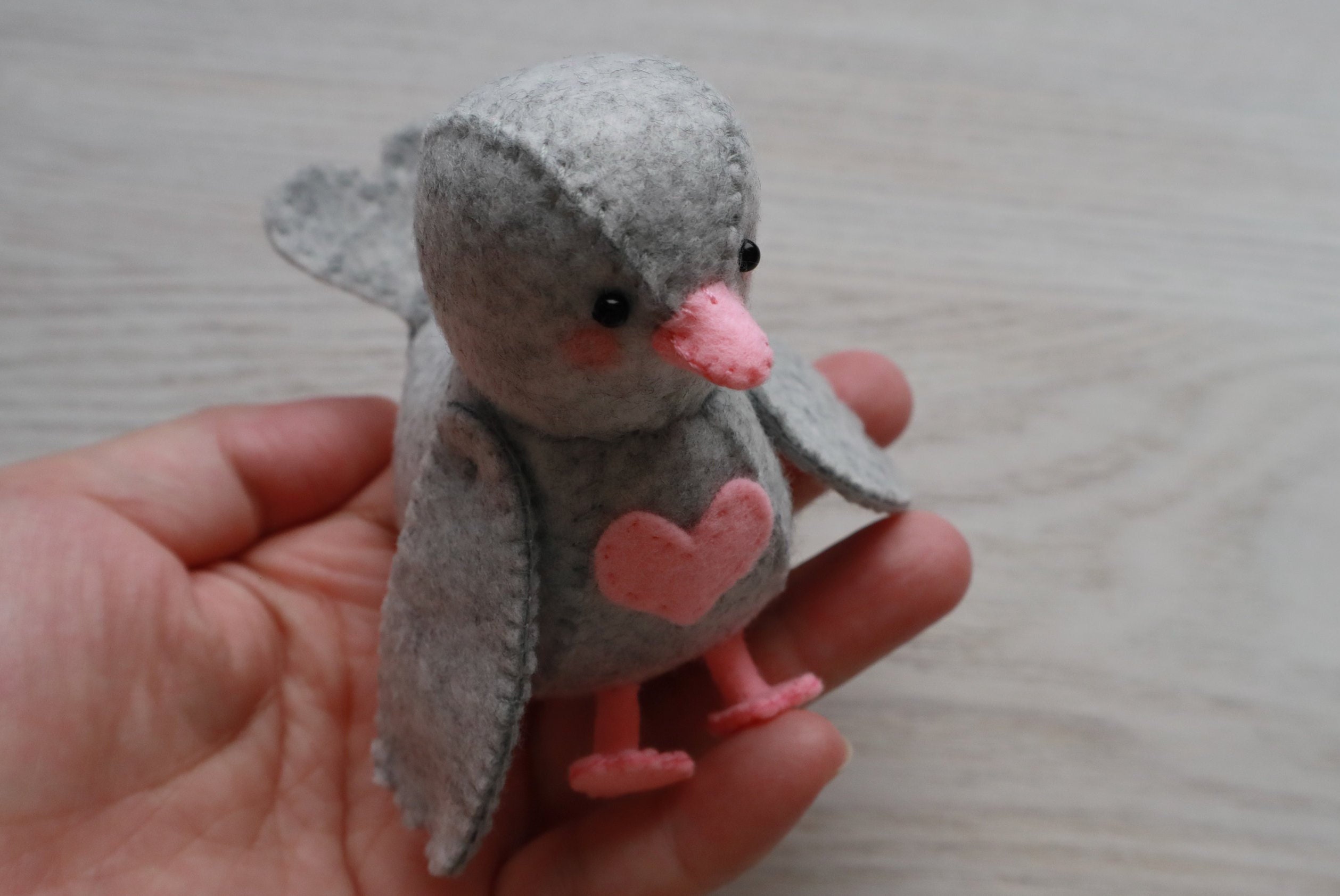 Felt Bird PDF Sewing Pattern | Pippi the Spring Bird - Etsy