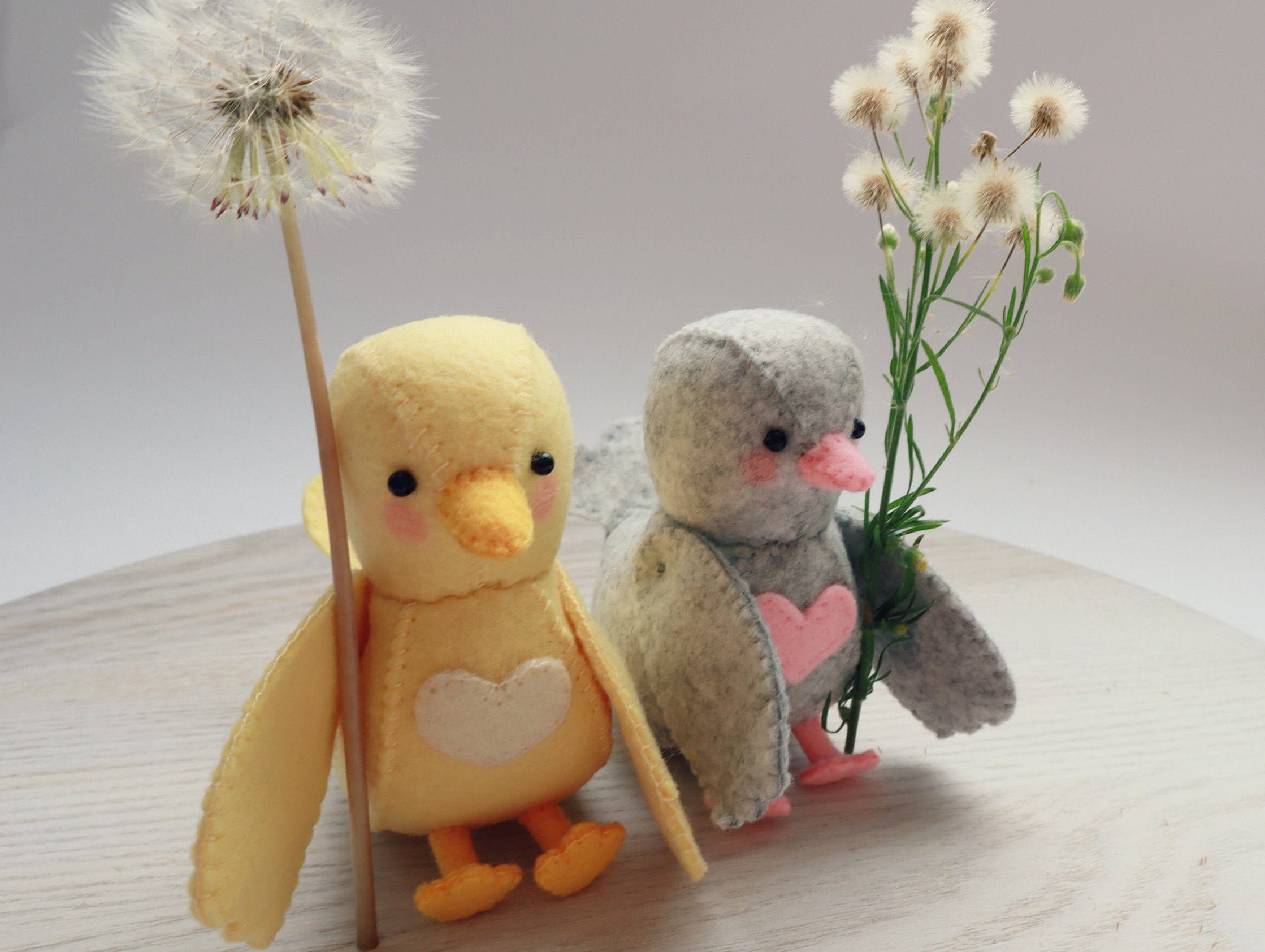 Felt Bird PDF Sewing Pattern | Pippi the Spring Bird - Etsy